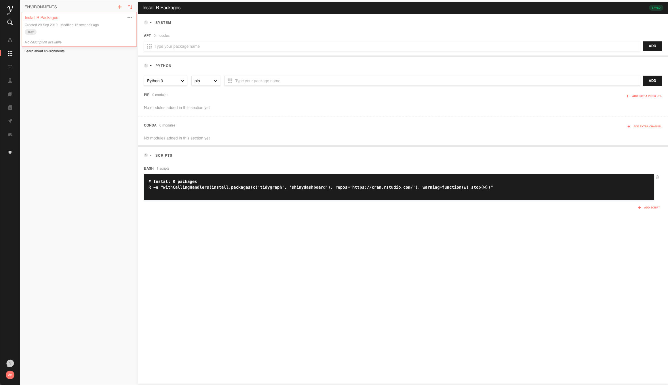 Using R — Faculty platform documentation